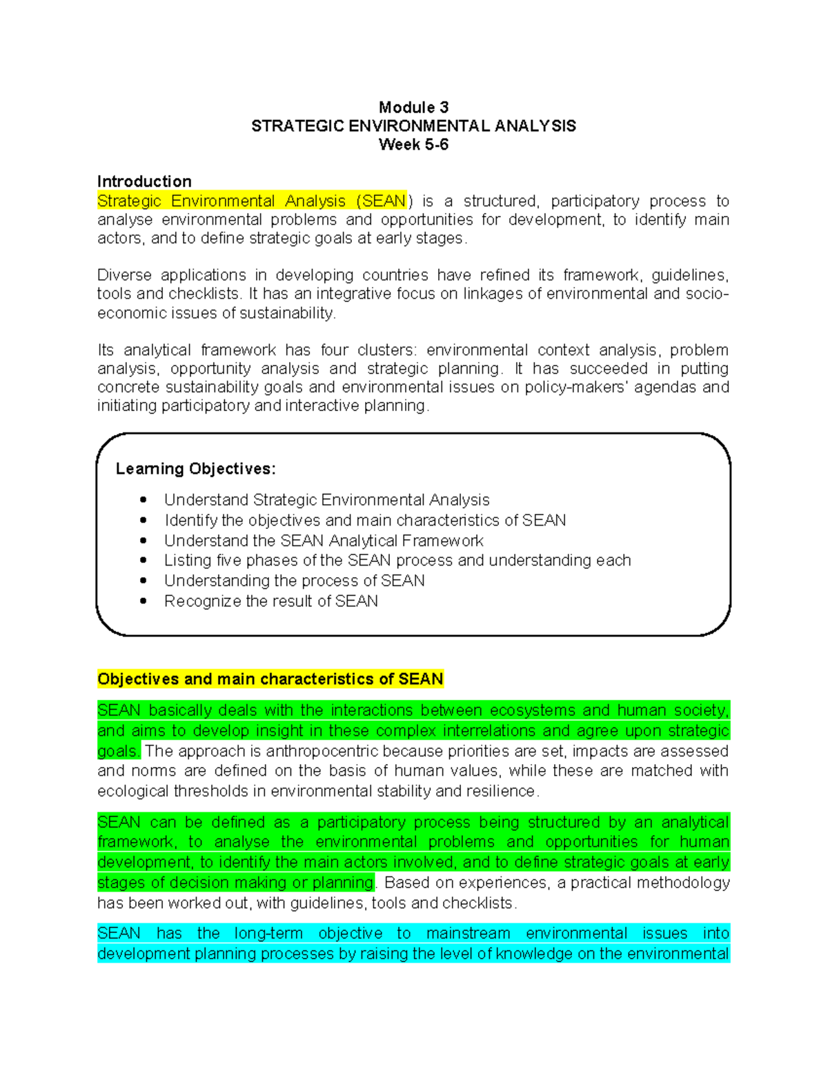 Module-3-MAC301 - Lecture Notes/Reviewer - Module 3 STRATEGIC ...