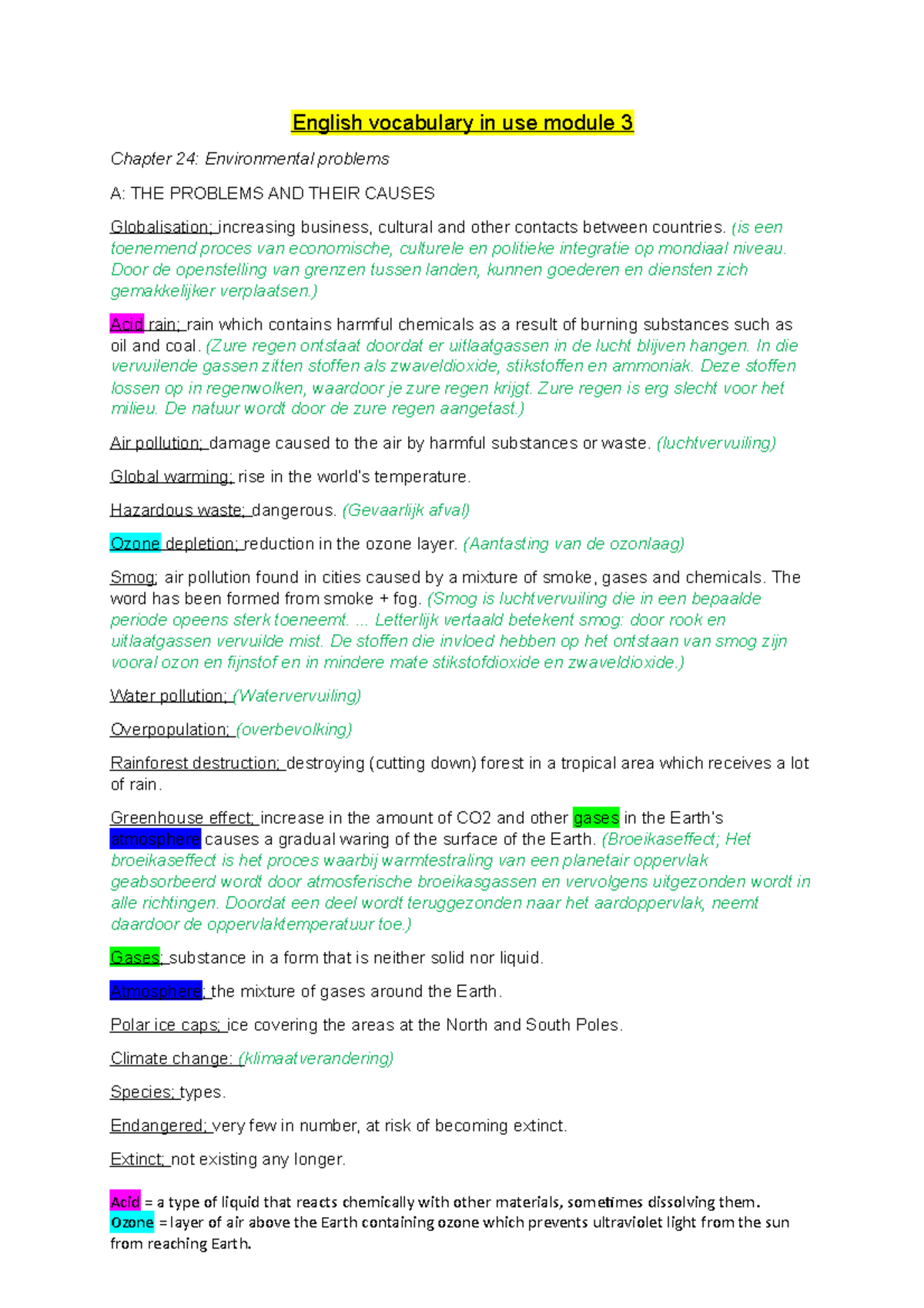 English vocabulary in use module 3 EXAM WEEK 6 - English vocabulary in ...