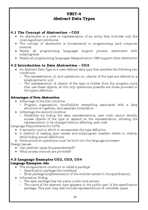 Ppl - Notes - Ppl Unit – i Define and differentiate between Syntax and ...
