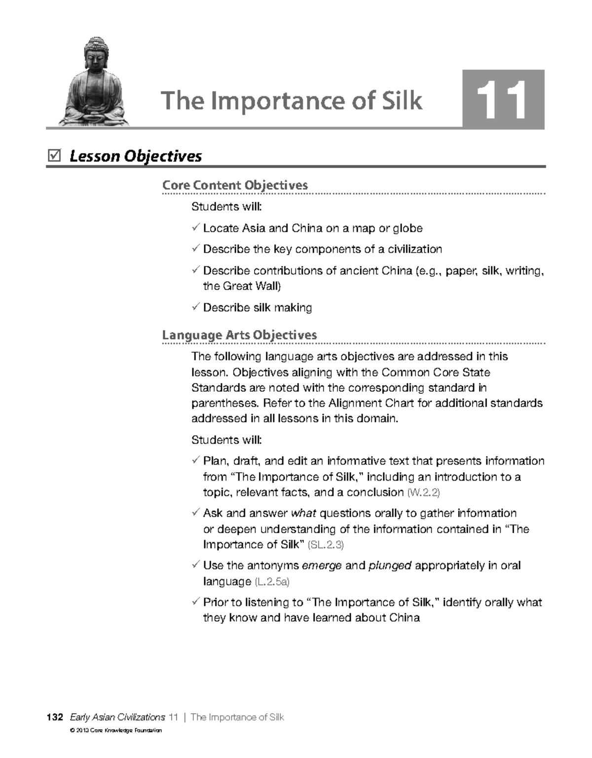 ELA 2 Listening and Learning Unit 2 Anthology Lesson 11 - 132 Early ...