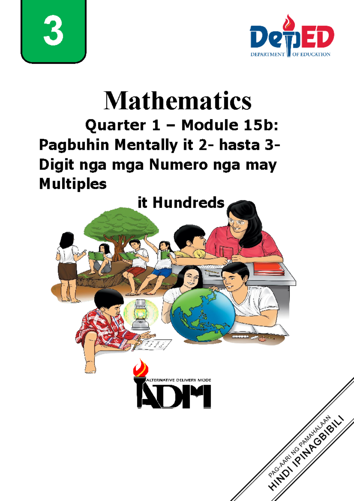 Math 3 Module 15bassignment - 3 Mathematics Quarter 1 – Module 15b ...