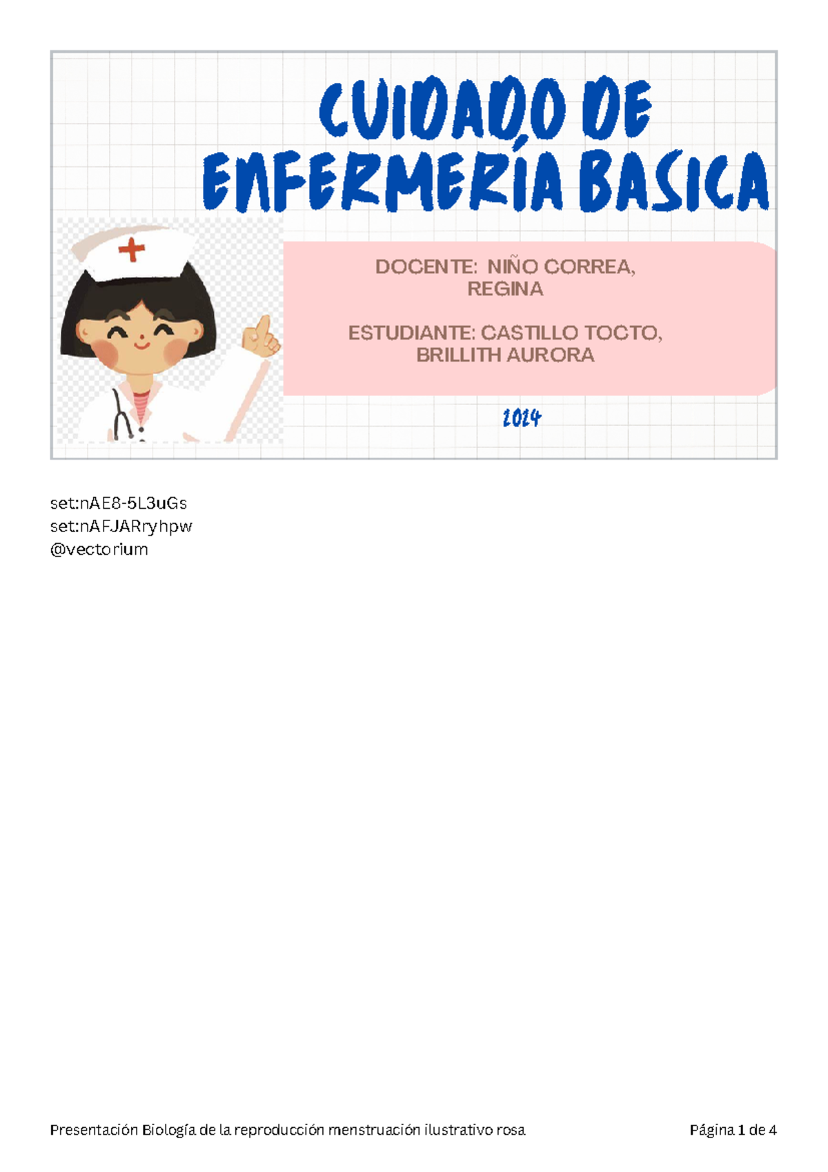 Cuidado de Enfermería Básica - CUIDADO DE ENFERMERÍA BASICA DOCENTE ...