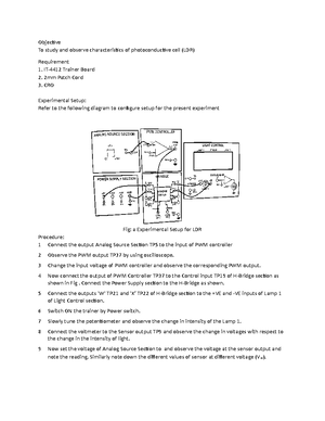 Microprocessor and Microcontroller, lab report - Instrumentation and ...