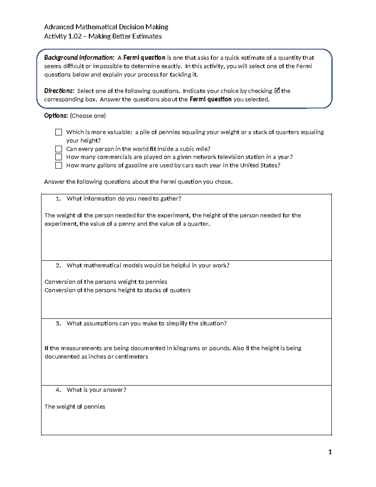 1.02a Making Better Estimates db - Copy - Advanced Mathematical ...