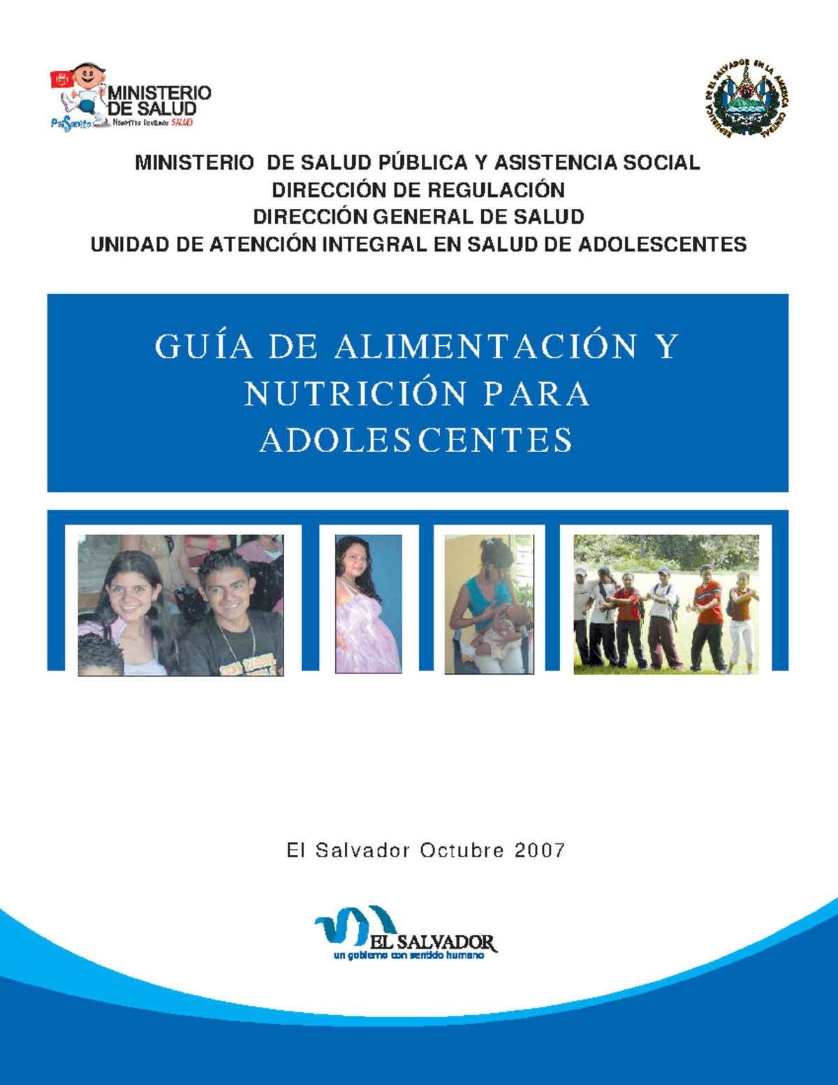 . Guía de alimentación y nutrición para adolescentes autor Ministerio ...