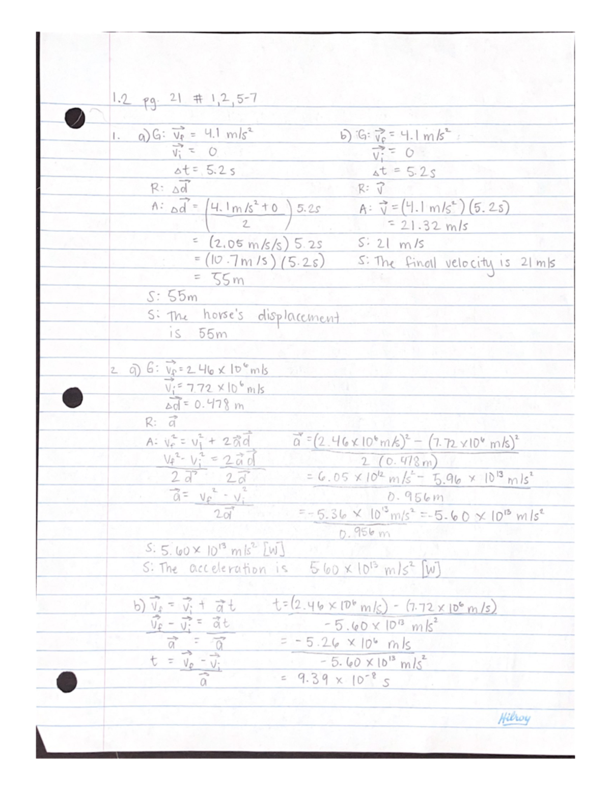 Physics Homework Answers Studocu
