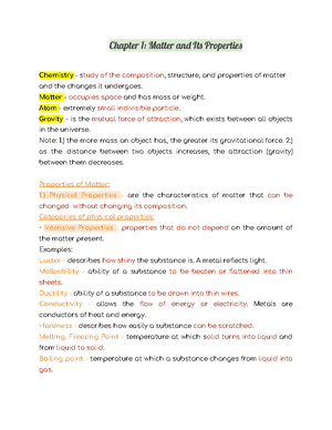 Lecture- Notes-IN- General- Chemistry-2023 (2) - LECTURE NOTES IN ...