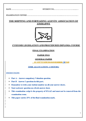 CLP Diploma Progress Test 1 Paper 1 Feb 2022 - DATE ...