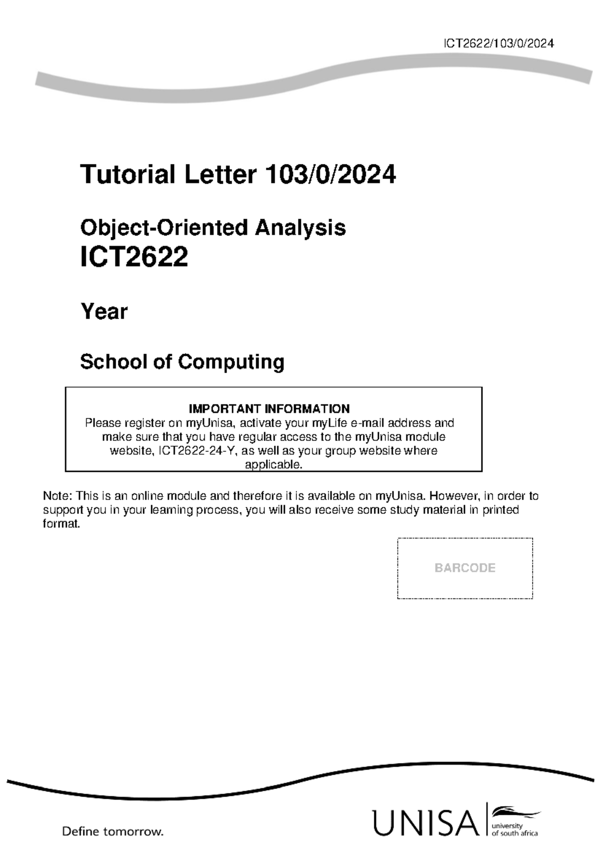 ICT2622 - 2024 Assignment 2 Questions c308b5b73755142 c657e155c8ebe89a4 ...