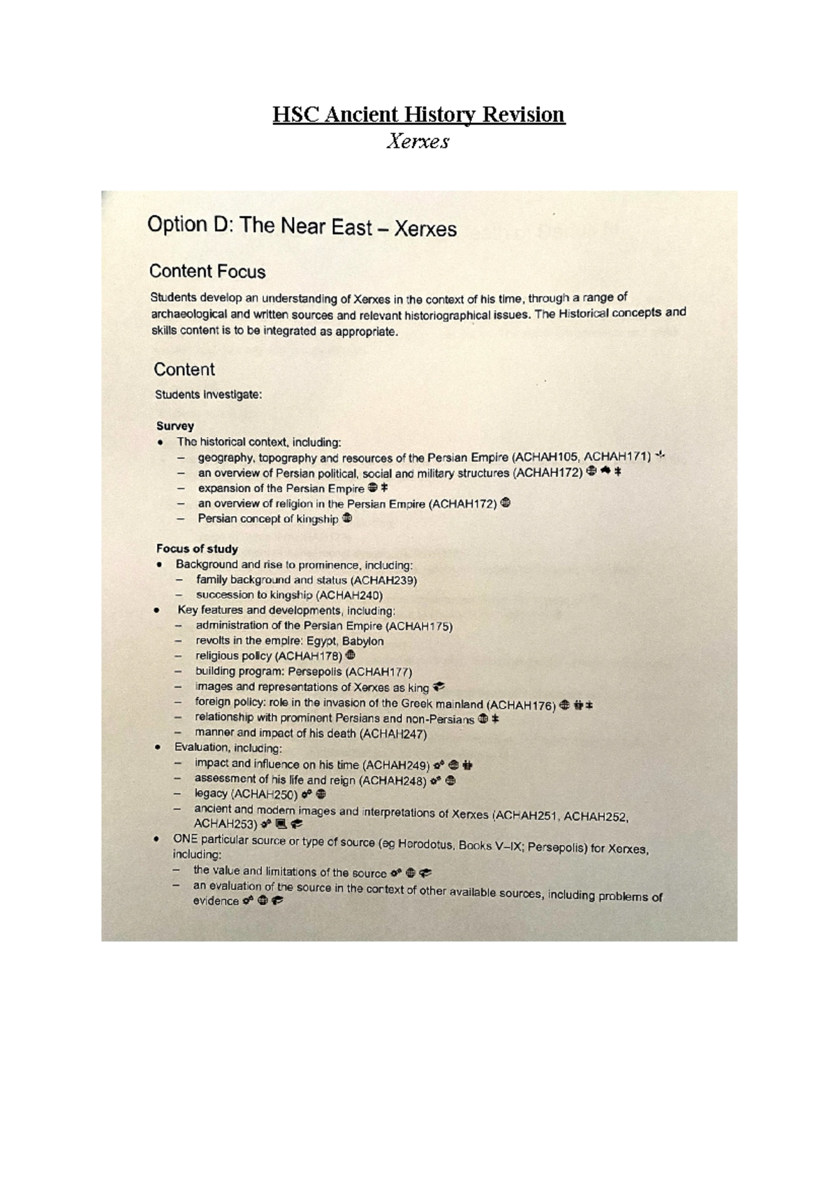 Xerxes - HSC Ancient History Revision - HSC Ancient History Revision ...