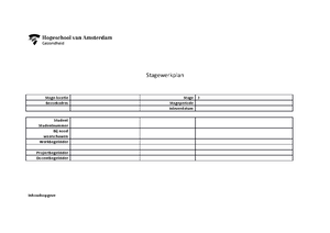 Stage opdrachten jaar 1 verpleegkunde HVA , uitleg over alle opdrachten ...