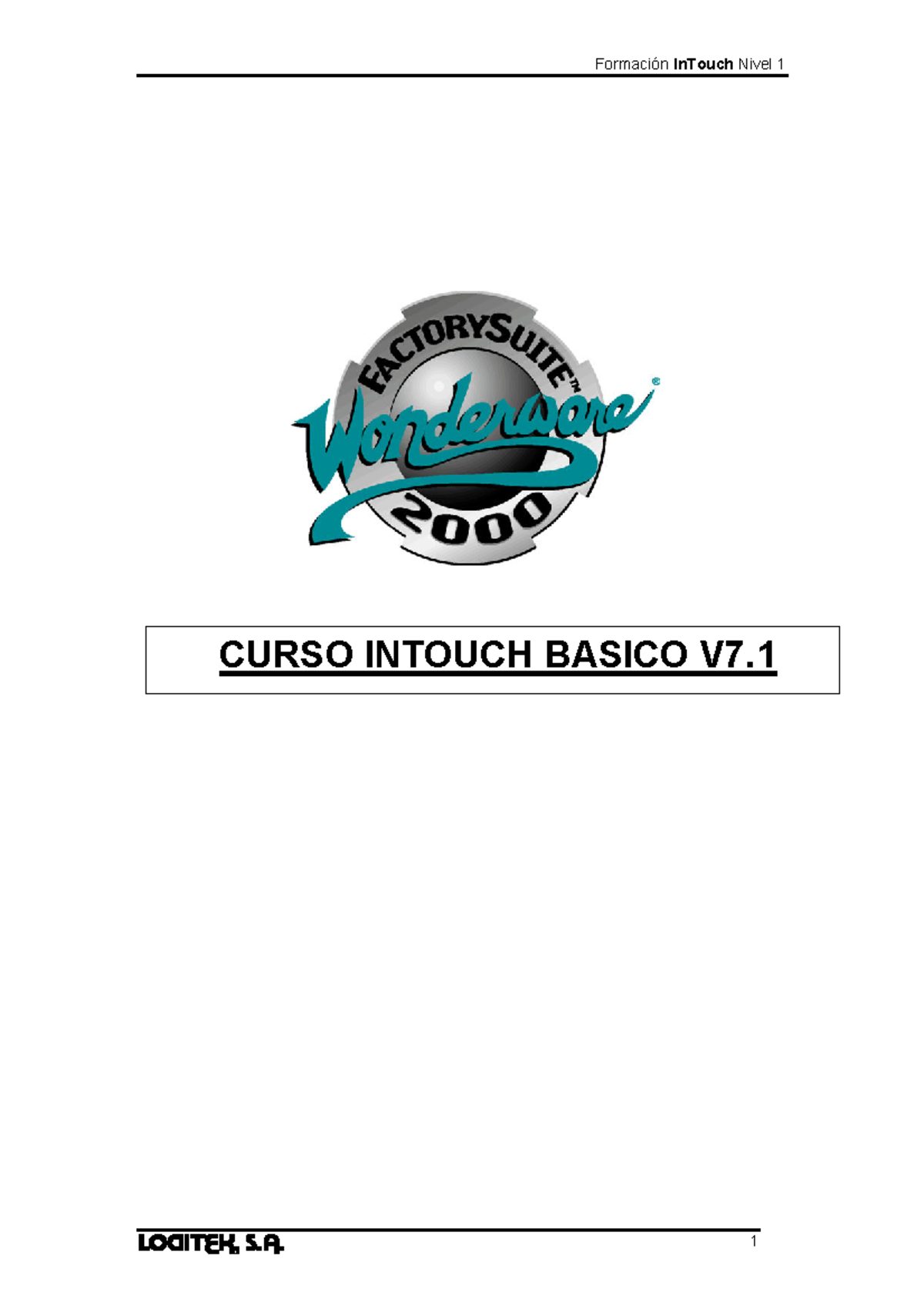 Iy Cnet Cursillo Basico Intouch 7 1-1 - CURSO INTOUCH BASICO V7. MODULO ...