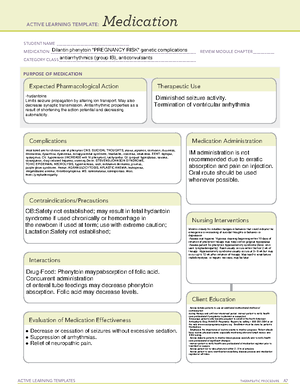 Active Learning Template medication Anticholinergic - ####### ACTIVE ...