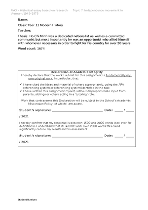 Lesson 6A HO OESC Paragraph 1 Activity - Learning Intent: Students ...