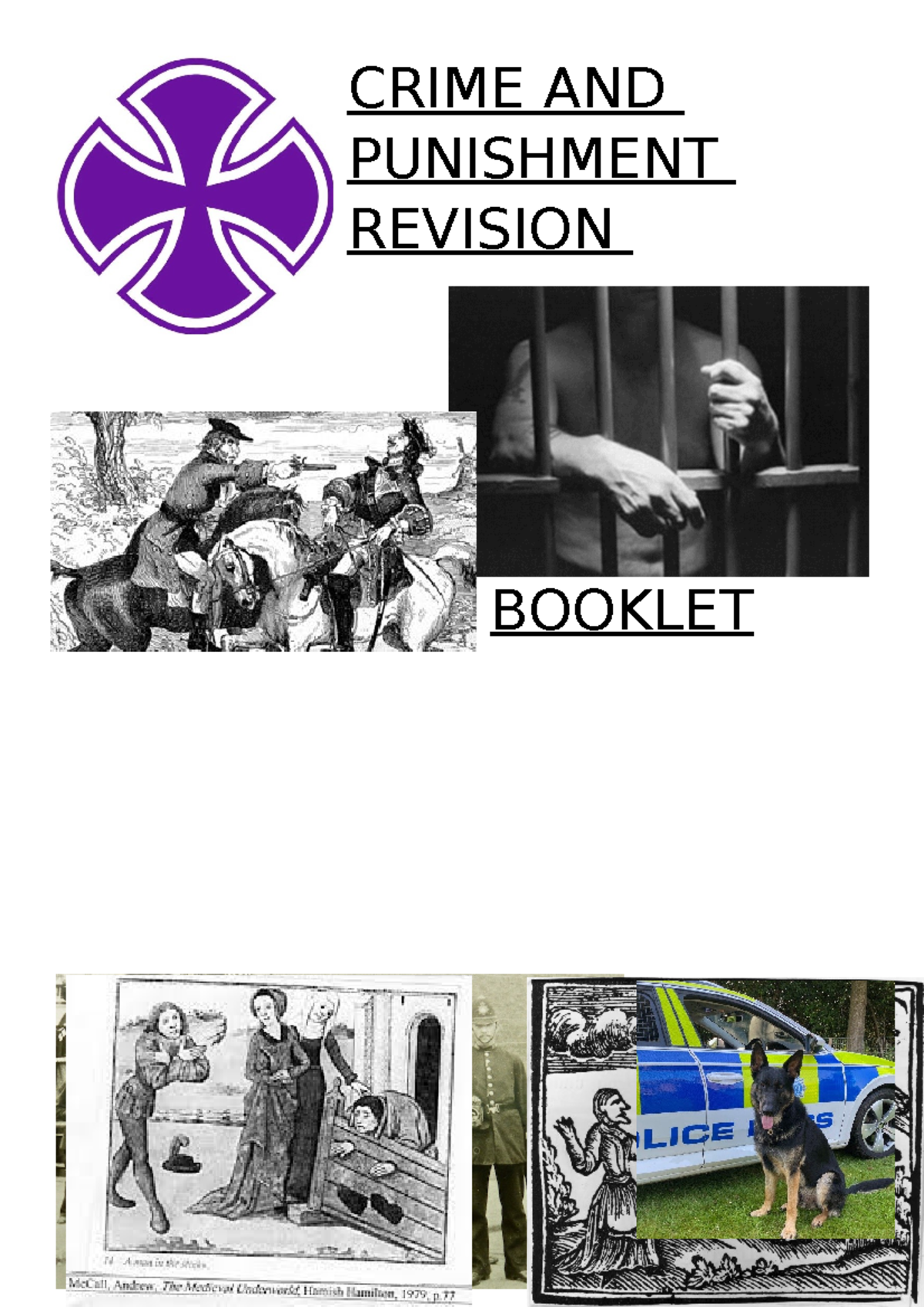Crime AND Punishment - FULL Revision Booklet - CRIME AND PUNISHMENT ...