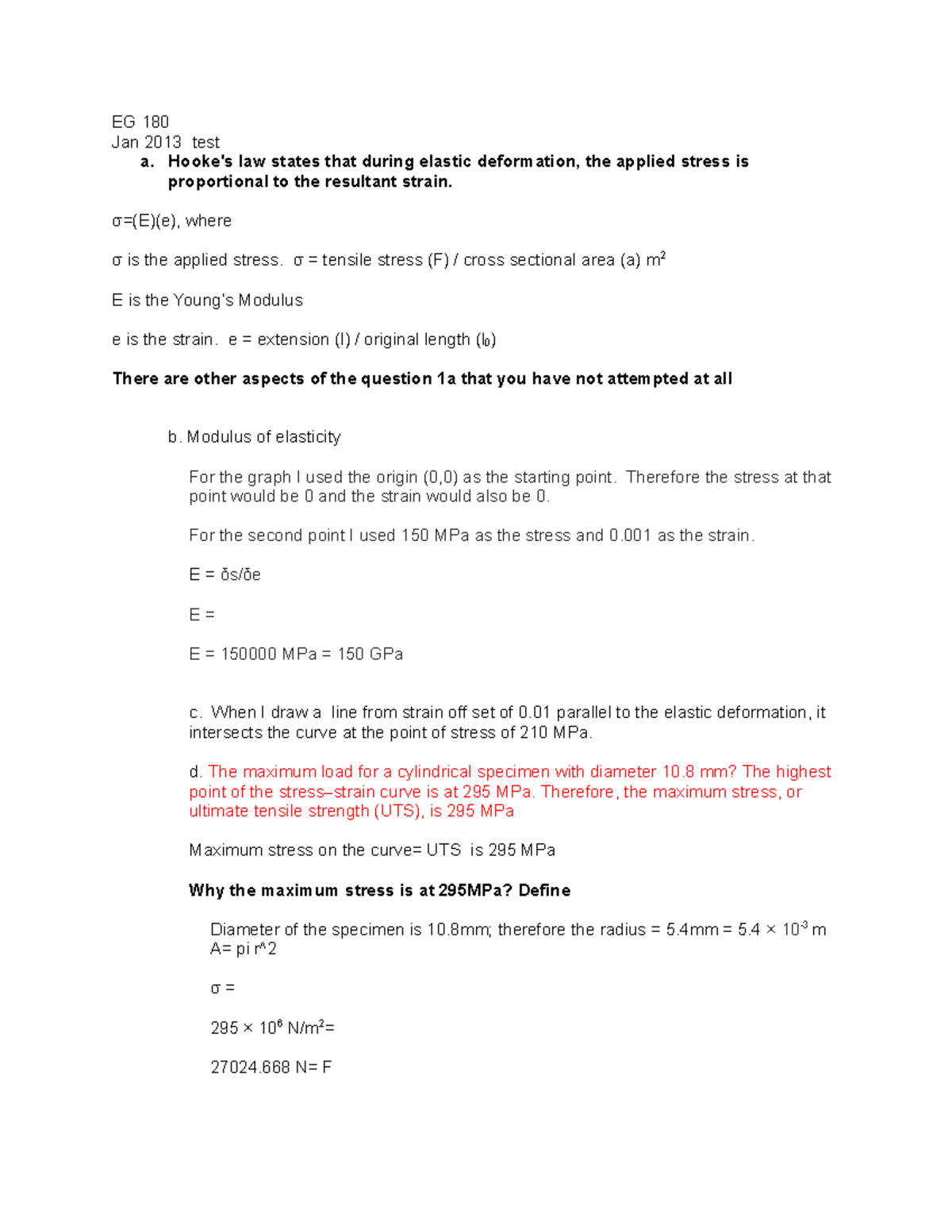 January 2013 Test - Past Papers Jan 2013 - EG 180 Jan 2013 test a ...