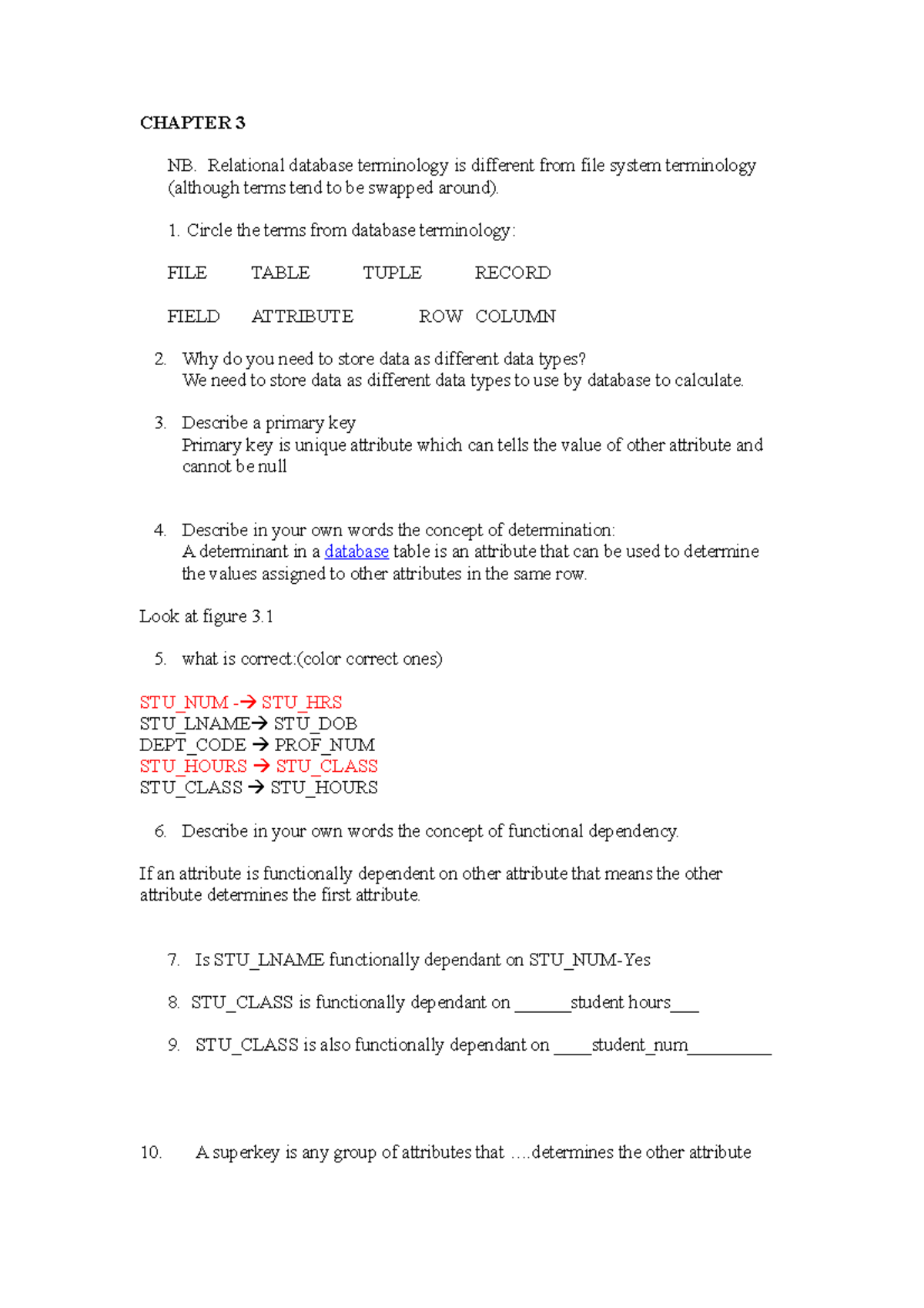 Introduction to Database ICTDBS502 - CHAPTER 3 NB. Relational database ...