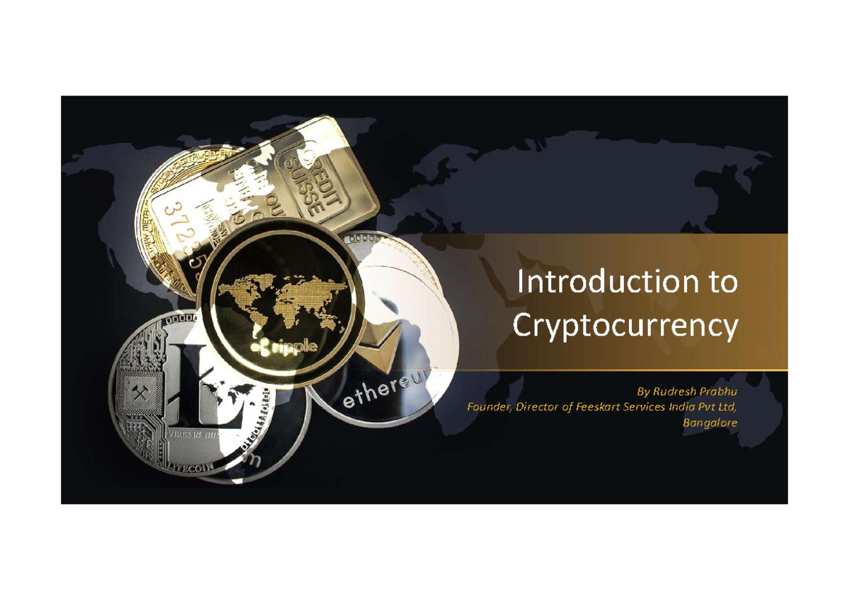 Crypto Currency - Presentation - Introduction to Cryptocurrency ...