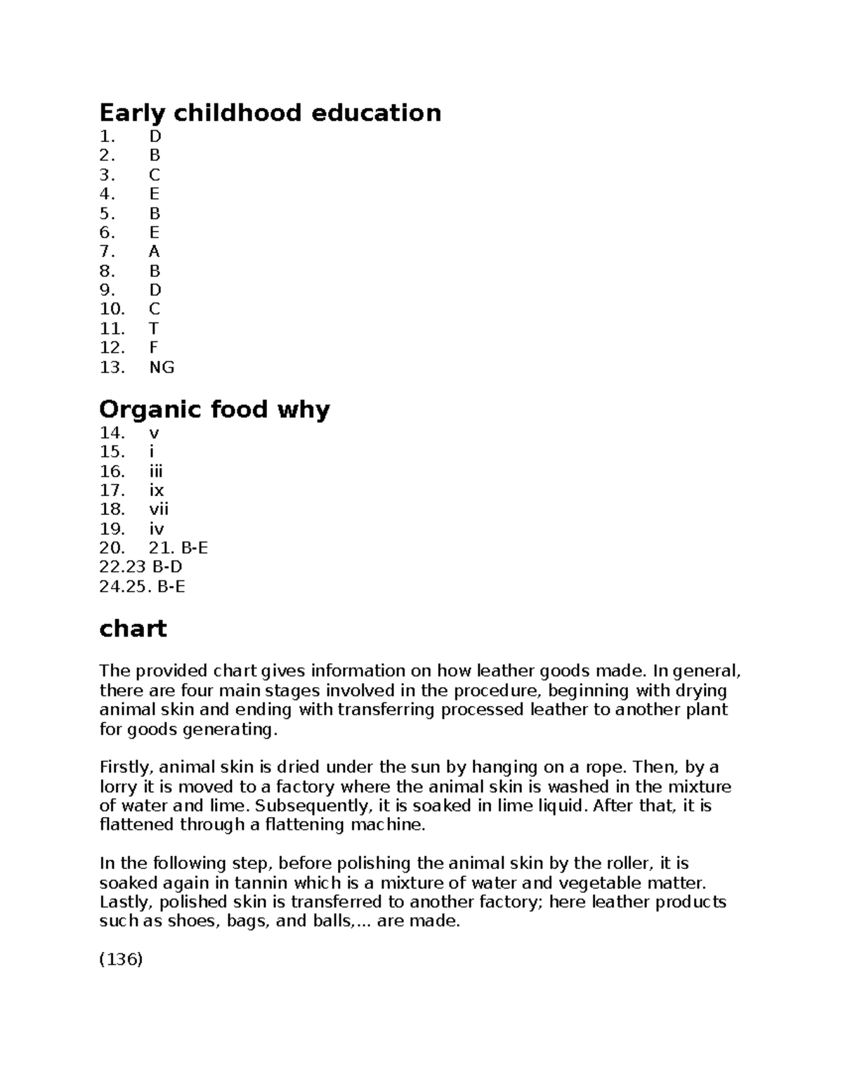 D15 - aaaaaaaaa - Early childhood education 1. D 2. B 3. C 4. E 5. B 6 ...