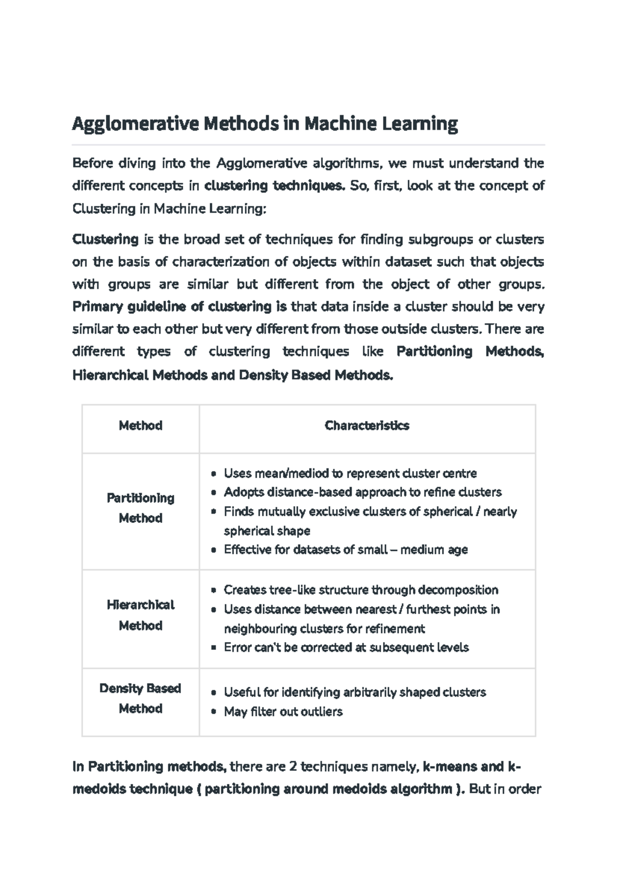 22 Numerical Problems On Agglomerative And Dbscan Clustering 21 03 2024 Agglomerative Methods