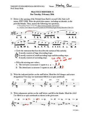 Music Theory Notes - 8/28/ Music Theory Notes + Download e-book via ...
