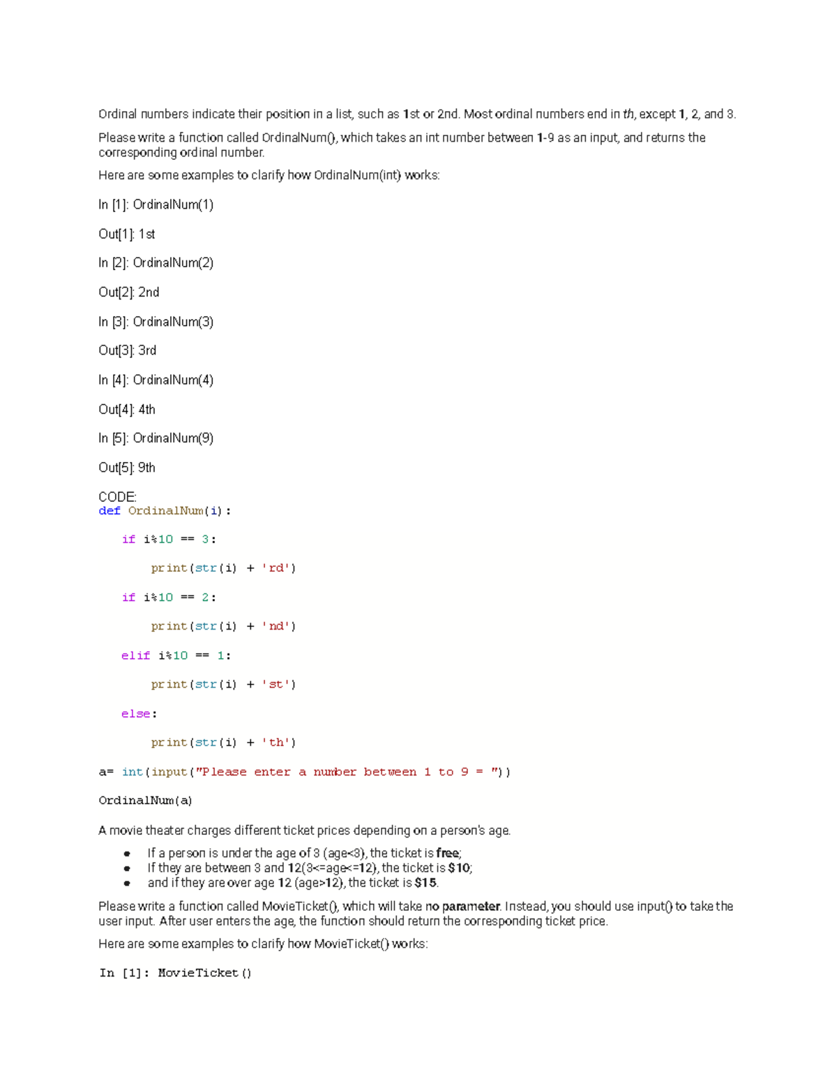 ITM exam help-2 - Exam practice. - Ordinal numbers indicate their ...