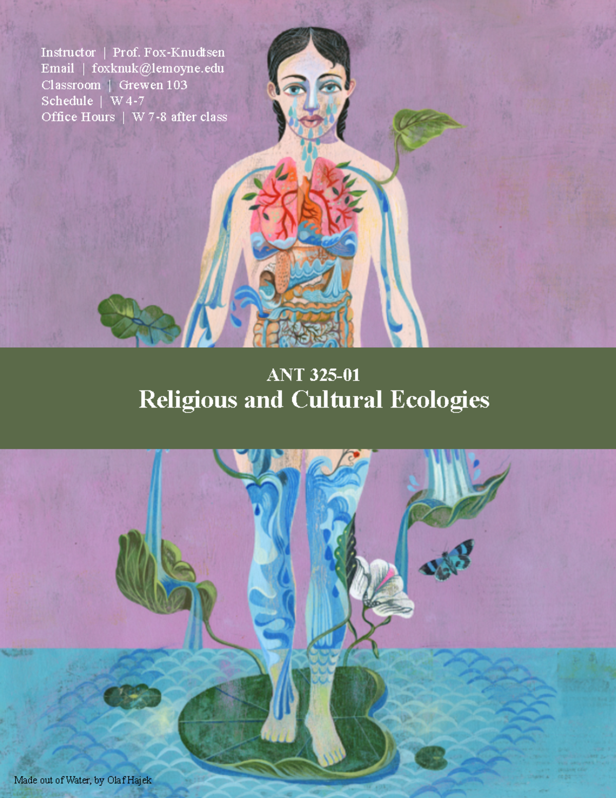 2023 Religion and Ecology - Location | Mitchell 105 Time & Date ...