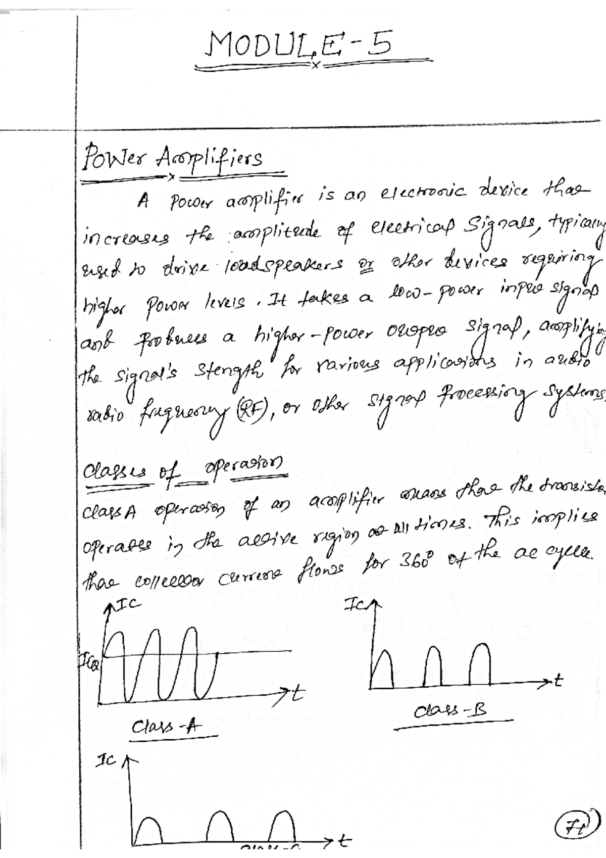 EPC-Module 5 - Btech Electronic and Communication Engineering - Studocu