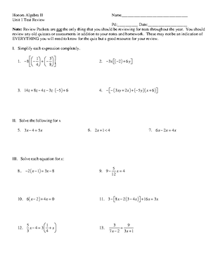 Data Unit Questions - practice - Algebra 1 Unit 1: Data Cycle Pre/Post ...