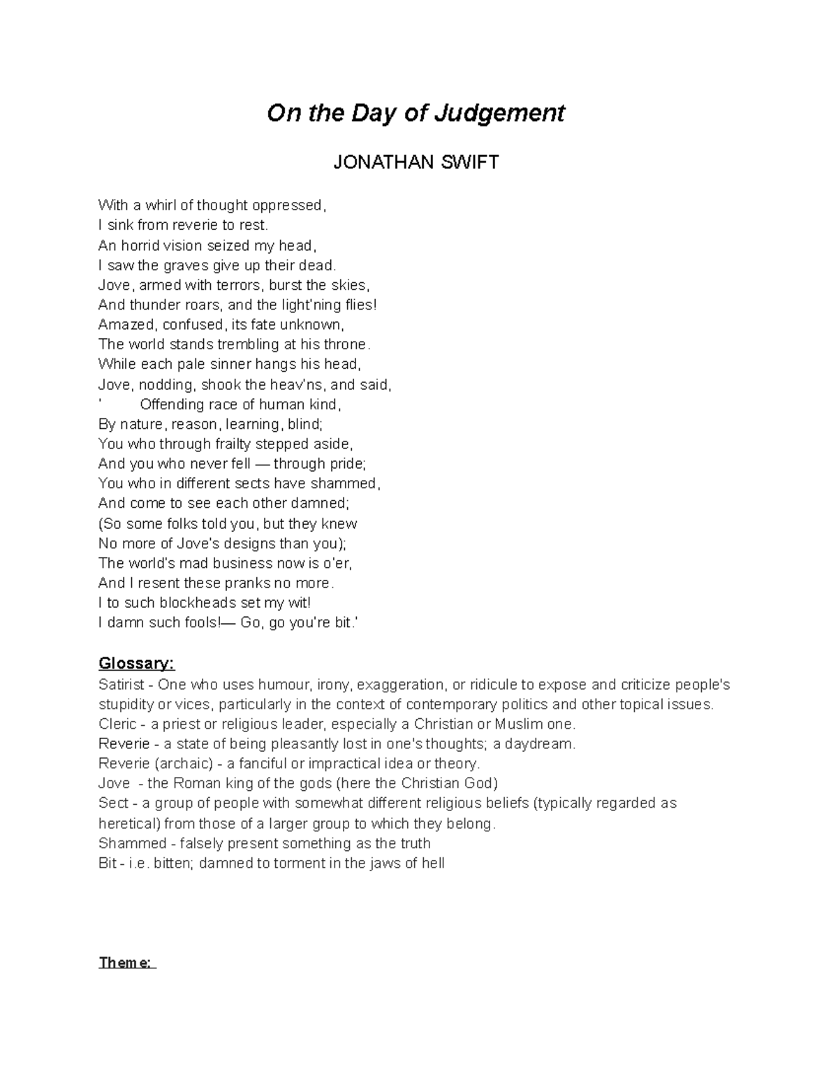 #88 On the Day of Judgement ( lecture notes ) - On the Day of Judgement ...