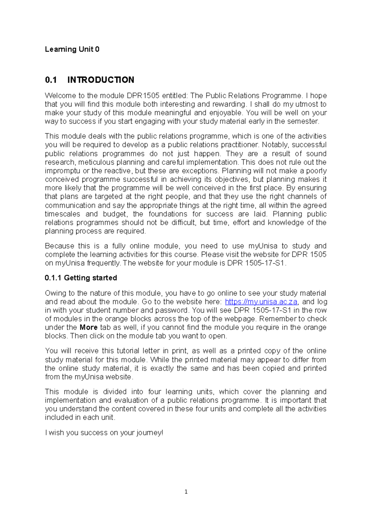 DPR1505 B0 LS05 Study Guide cd2eca68abe36a0eed61e3d1c2505d07 - Learning ...