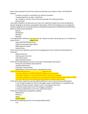 CS408 Final Term MCQs By Arslan vu students - Solved MCQ(S) From FinalTerm Papers BY Arslan Jan ...