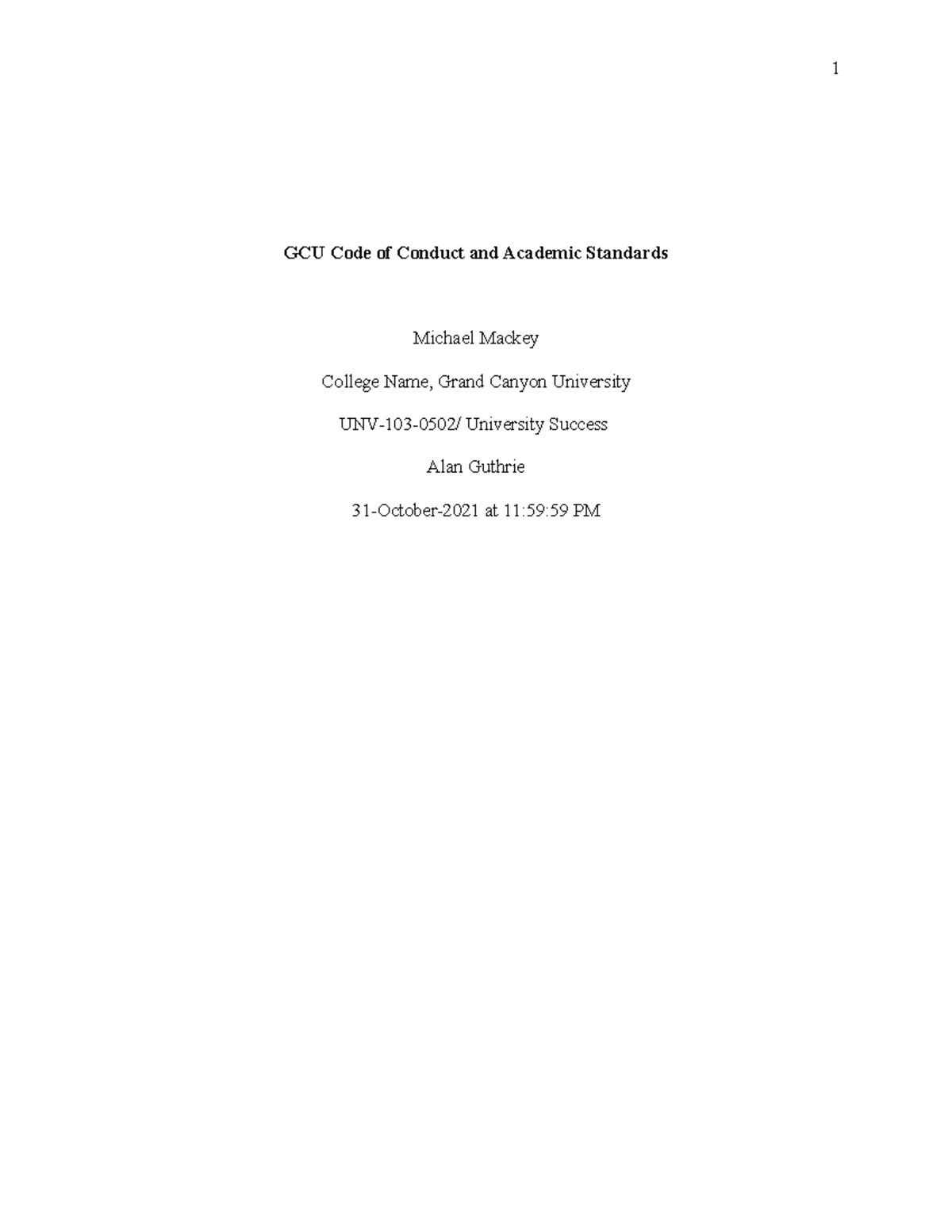 Writing center style apa 7th edition template without abstract - GCU ...