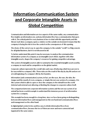 Implementation of a Global Account Management Organization ...
