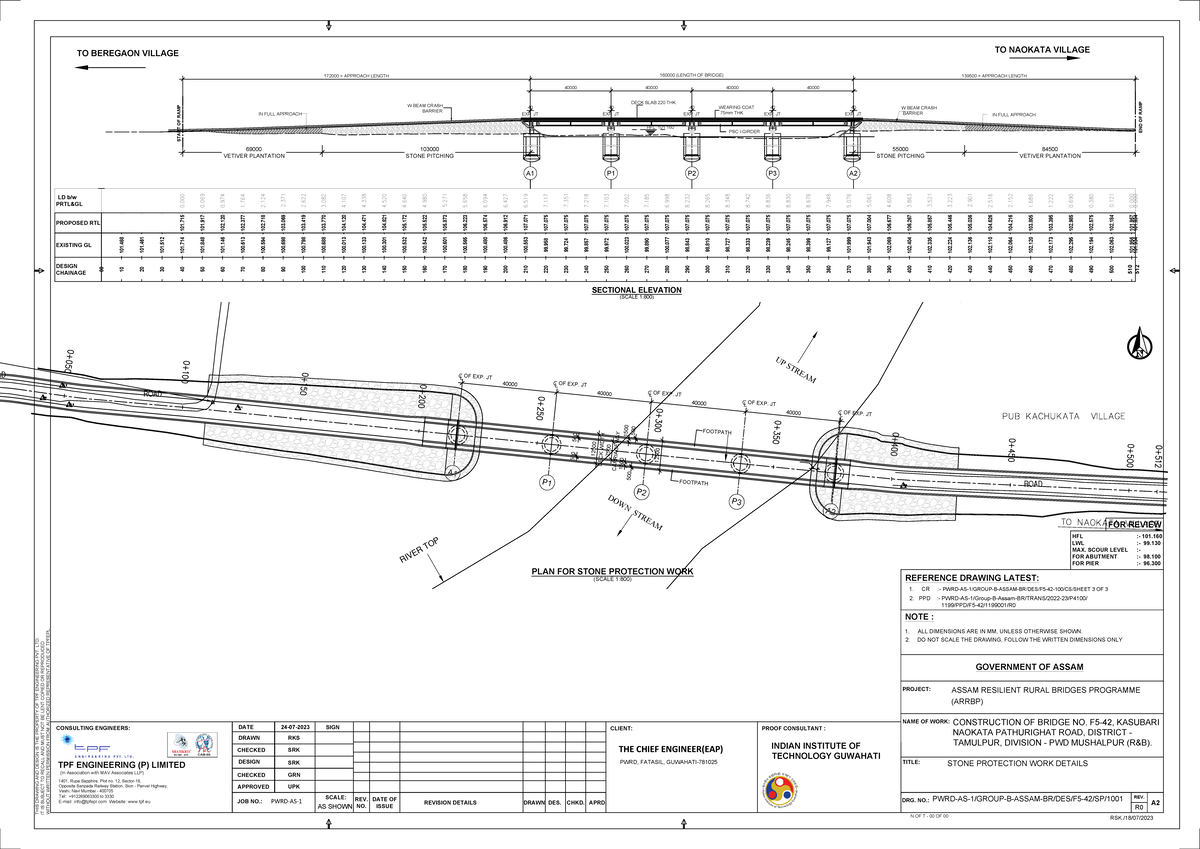 100.F5-42-GEN-MJB-1001 - Stone Protection WORK - UP STREAM DOWN STREAM ...
