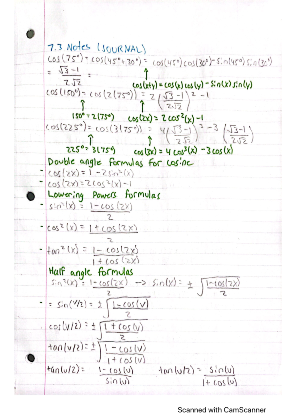 7.3 notes 2 - MTH 151 - Studocu