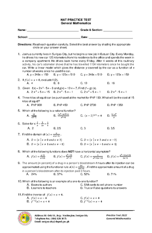 NAT 12 Reviewer - Statistics And Probability - Republic of the ...