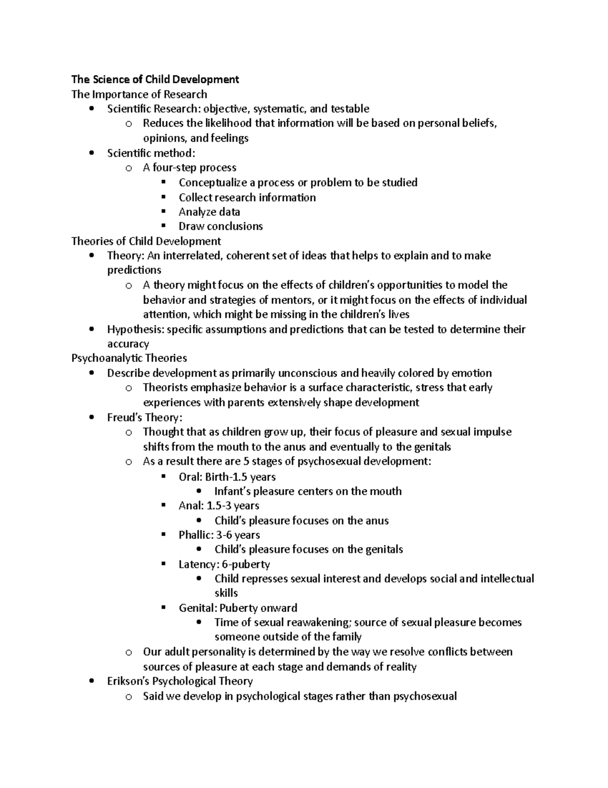 The Nature of Child Development 1 - The Science of Child Development ...