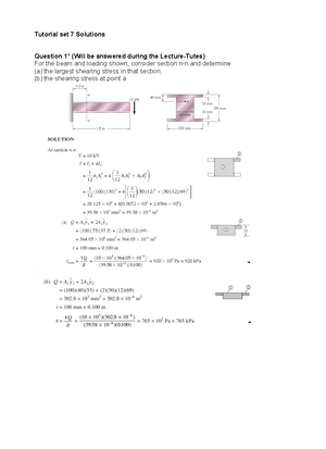 Mechanics of Materials final exam - 300040 Mechanics of Materials ...