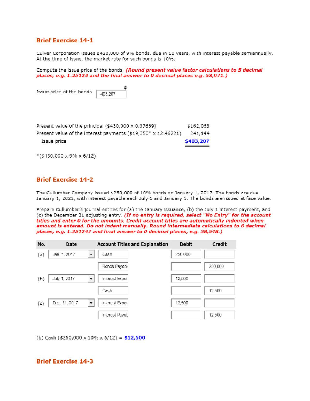 Intermediate Accounting, 16e Chapter 14 Homework Long-term Liabilities ACTG 382 - BUS 2310 - Studocu