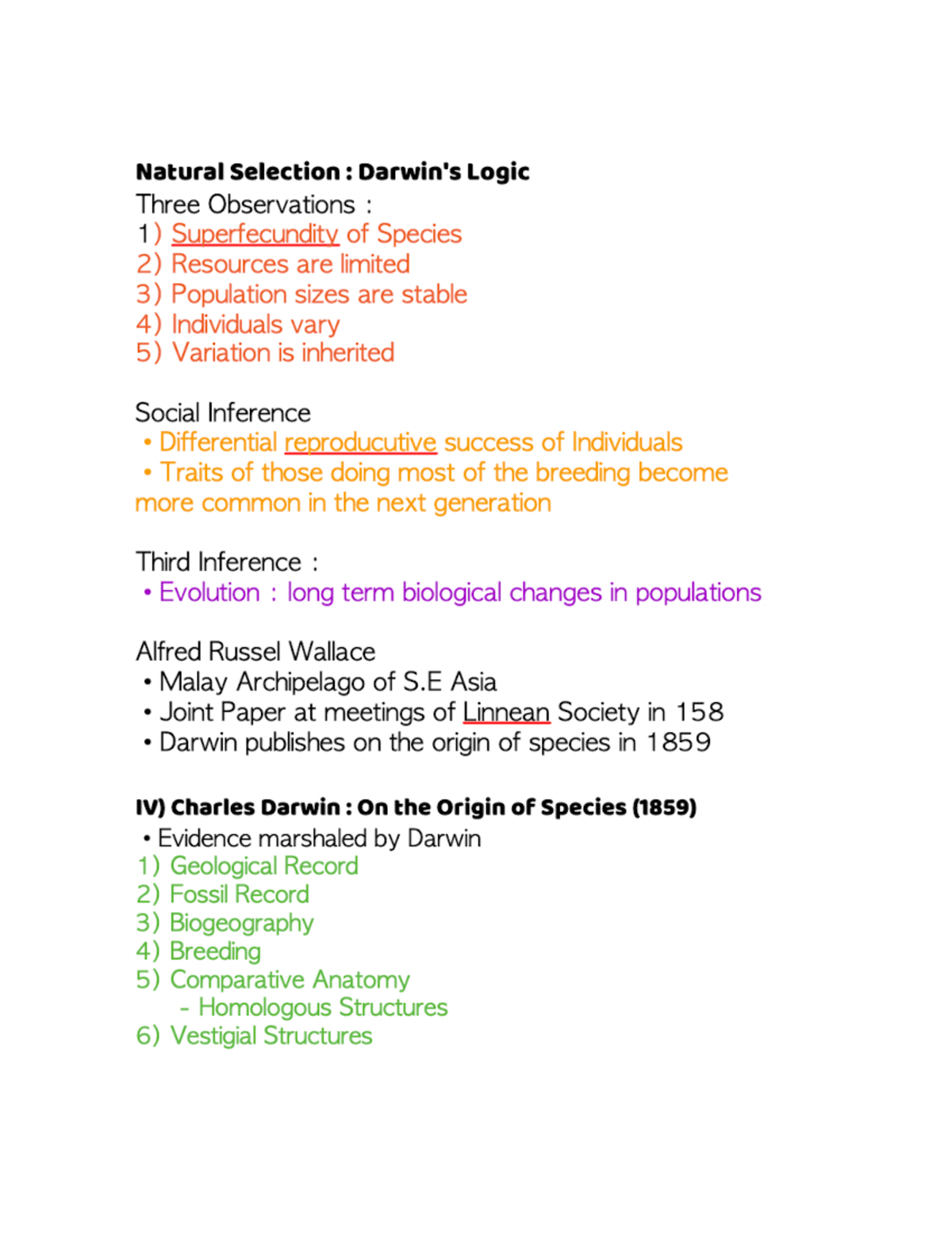 Bio 2B #5 - These notes were taken during lecture - ANTHRO 2B - Studocu