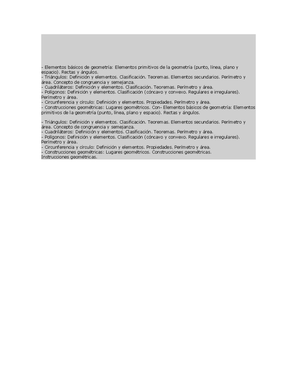 Elementos básicos de geometría - Elementos básicos de geometría ...