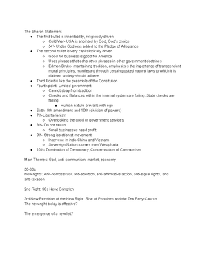 Class Notes The Core Values and Principles of Social Movements - Core ...