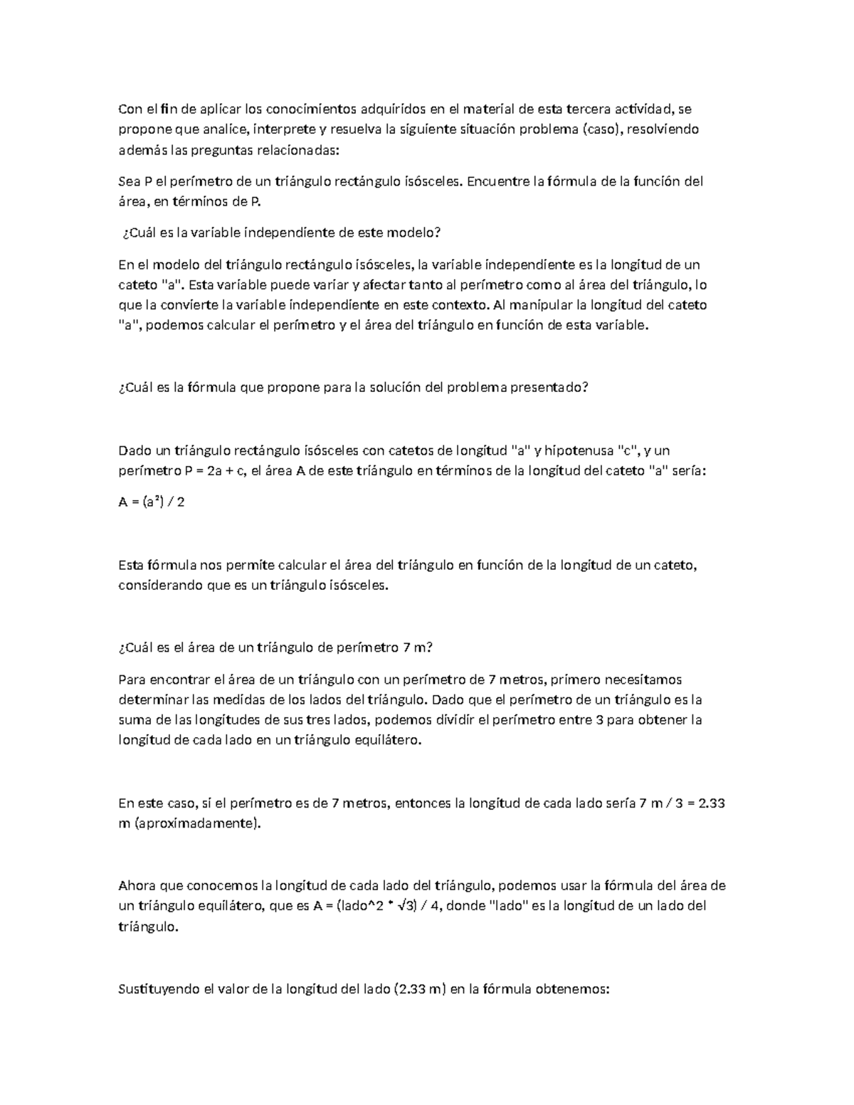 Razonamiento cuantitativo - Con el fin de aplicar los conocimientos ...