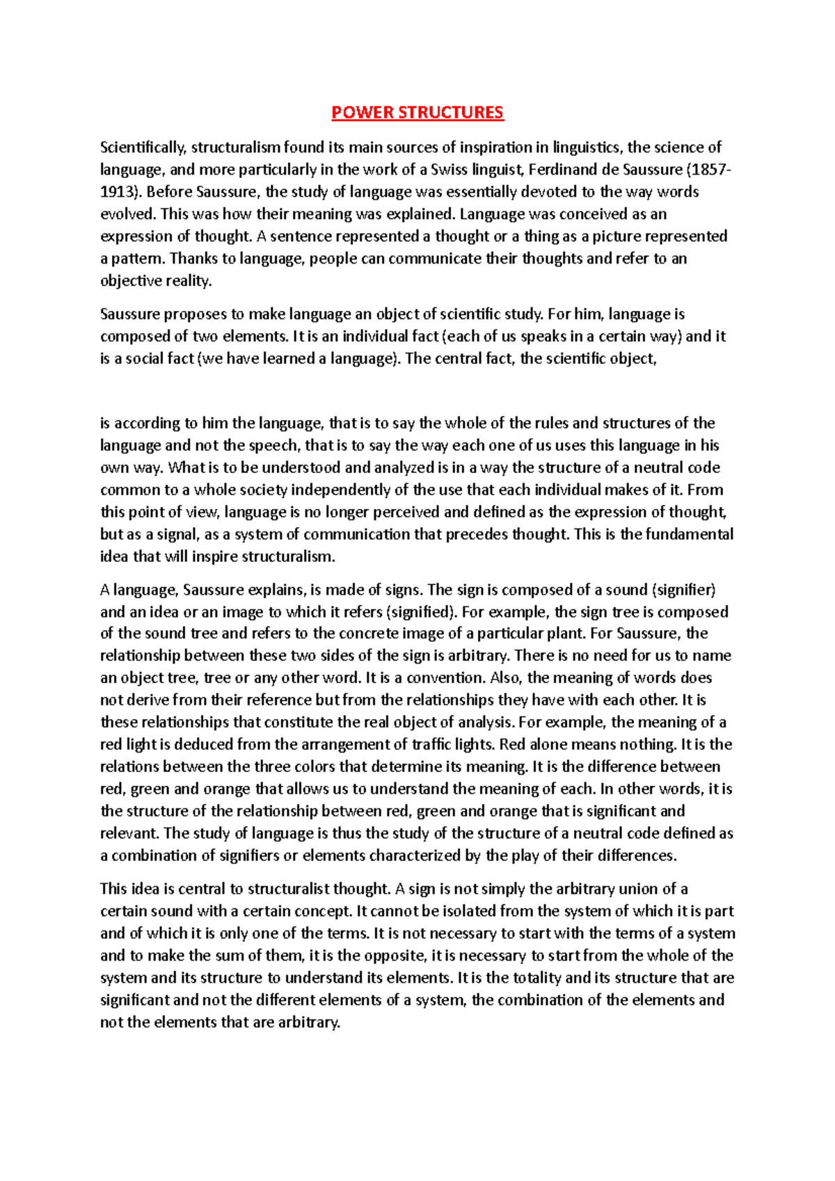 Introduction to sociology 47 - POWER STRUCTURES Scientifically ...