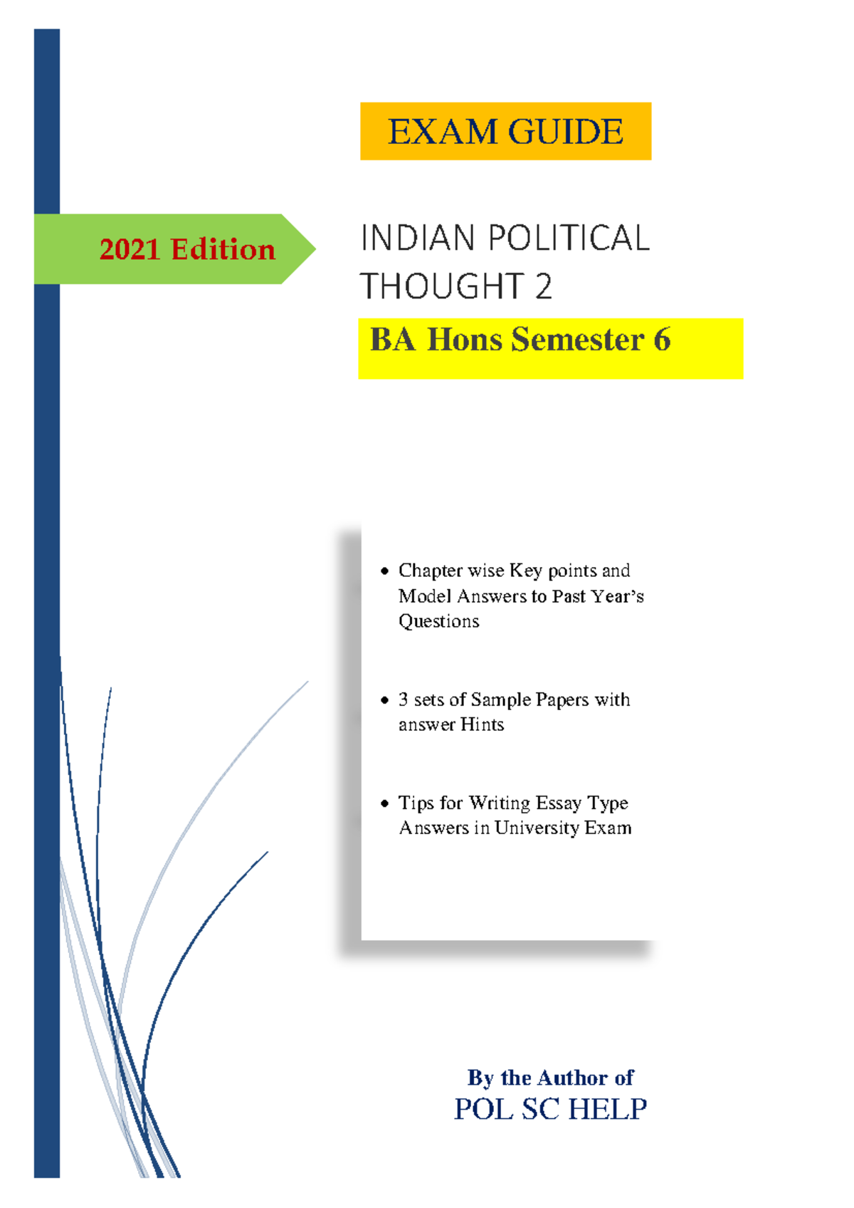 Exam guide ipt2 - 2021 Edition By the Author of POL SC HELP EXAM GUIDE ...