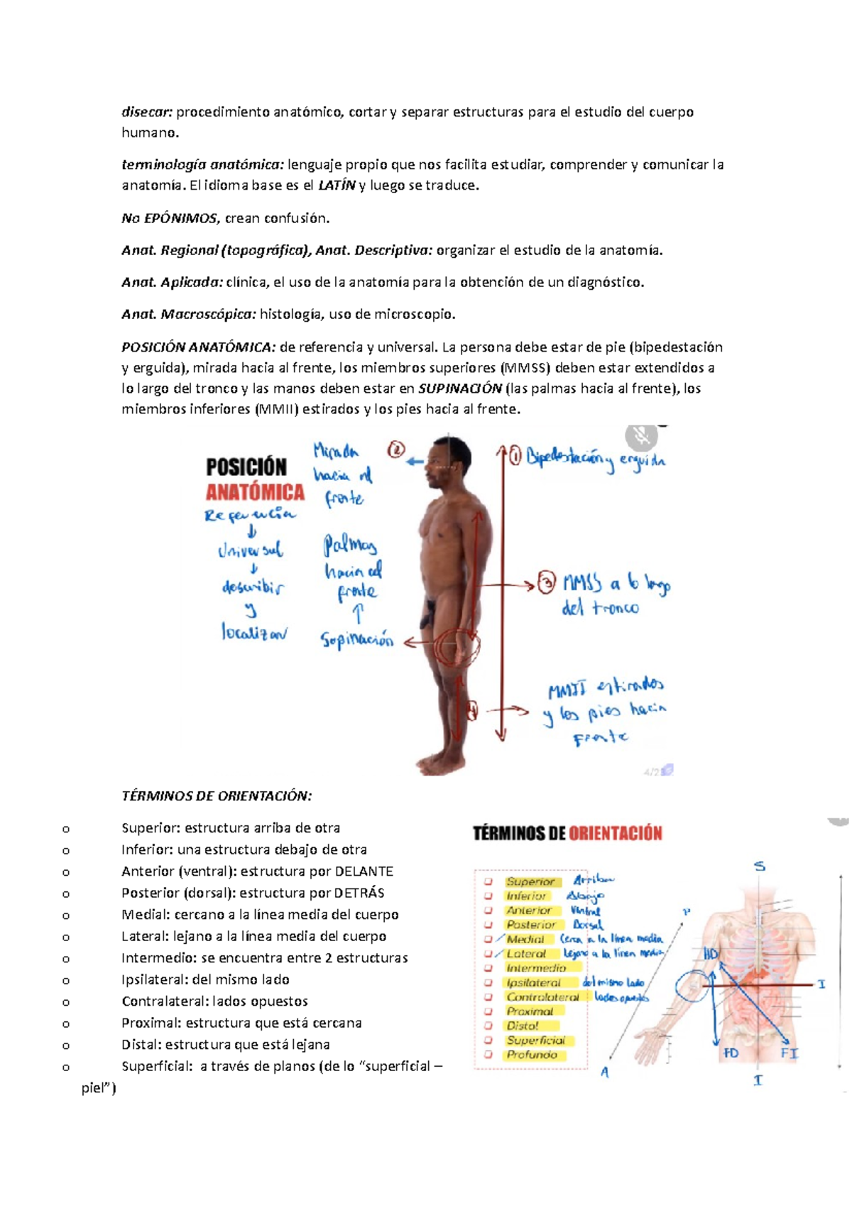 Resumen 1 - aaaa - disecar: procedimiento anatómico, cortar y separar ...