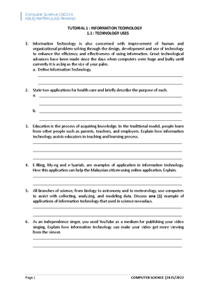 Exp 1 Kimia - experiment 1 - computer science - Studocu