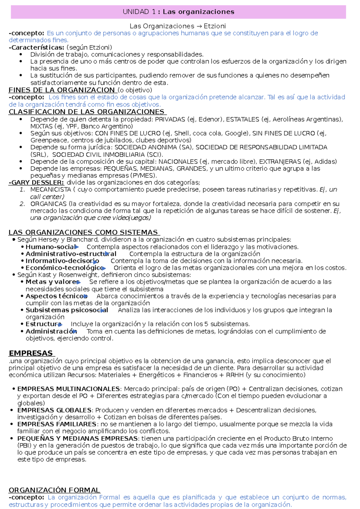 1er parcial administracion general - Administración General - UNLaM - Studocu