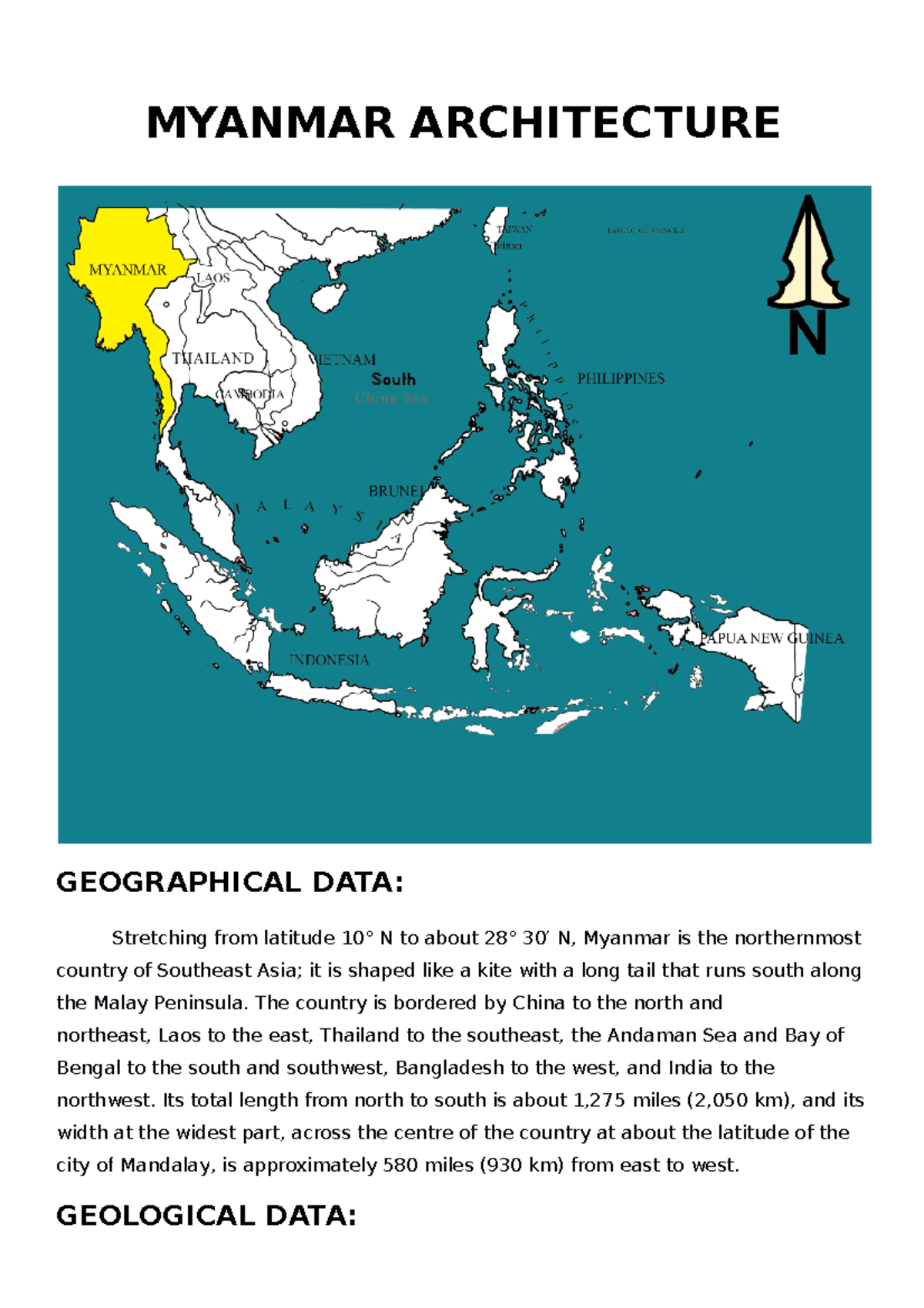 Myanmar Architecture - MYANMAR ARCHITECTURE GEOGRAPHICAL DATA ...
